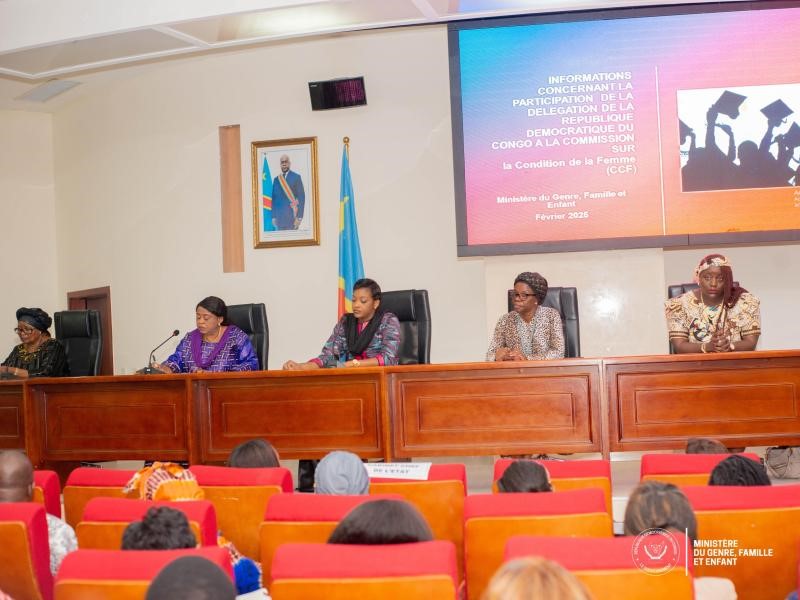 Un programme intense pour le mois de mars, RDC : Léonnie Kandolo en ...